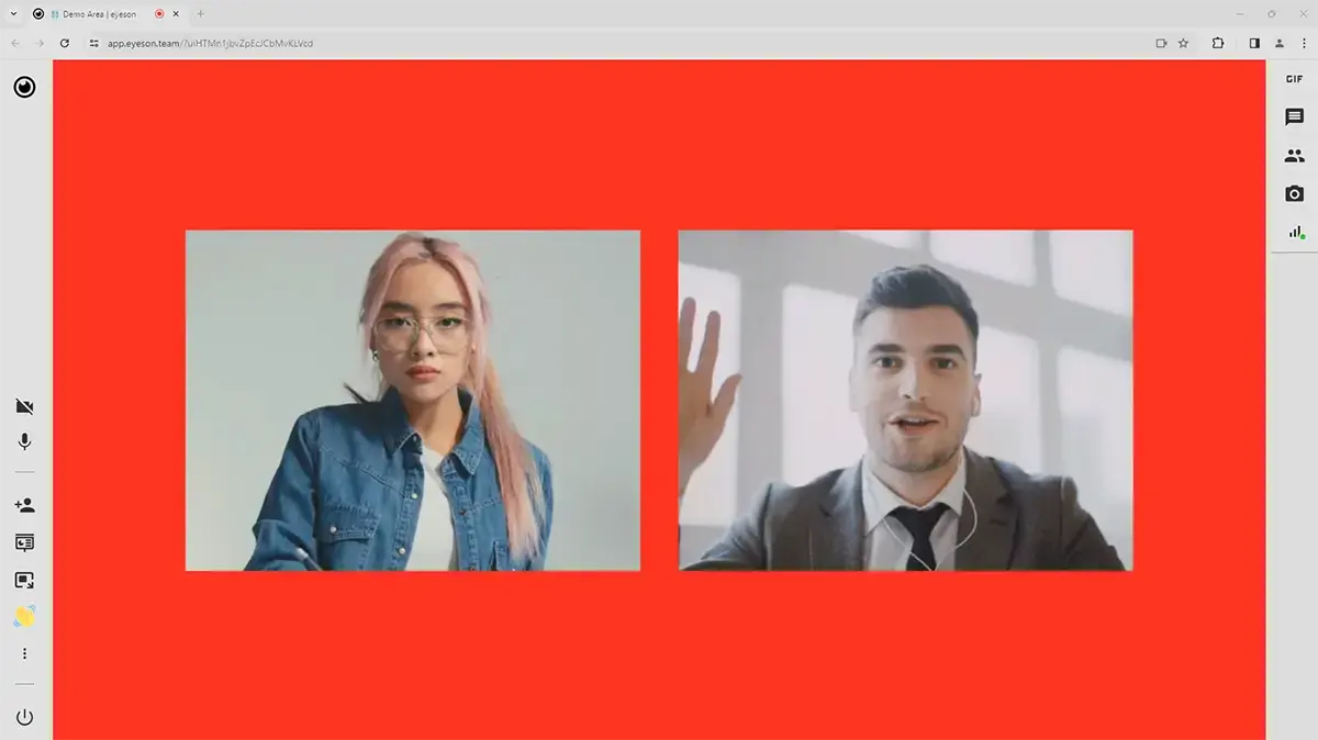 How to Set a Custom Background Color on Eyeson Video Call